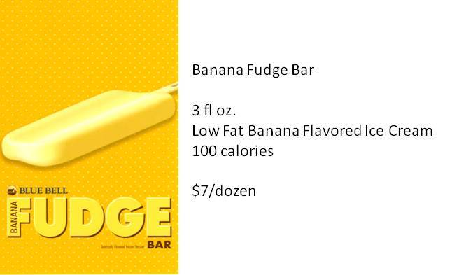 Blue Bell ice cream novelties